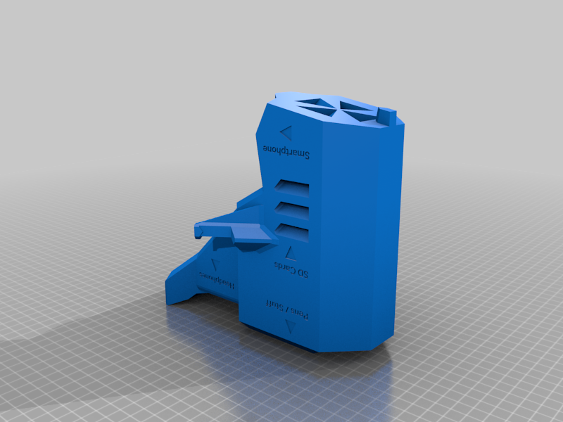 Free 3D file Hyperstand (Headphone stand + phone stand + glasses hook ...