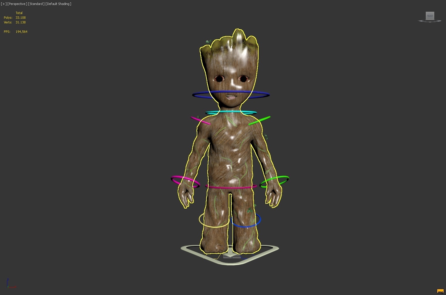 OBJ file baby groot・Design to download and 3D print・Cults