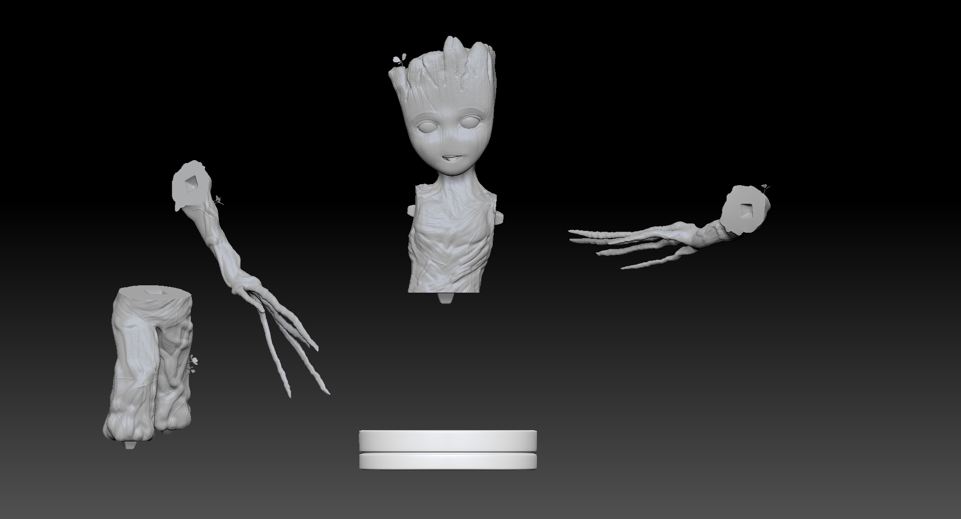 3D file baby groot 3d print・3D printing model to download・Cults