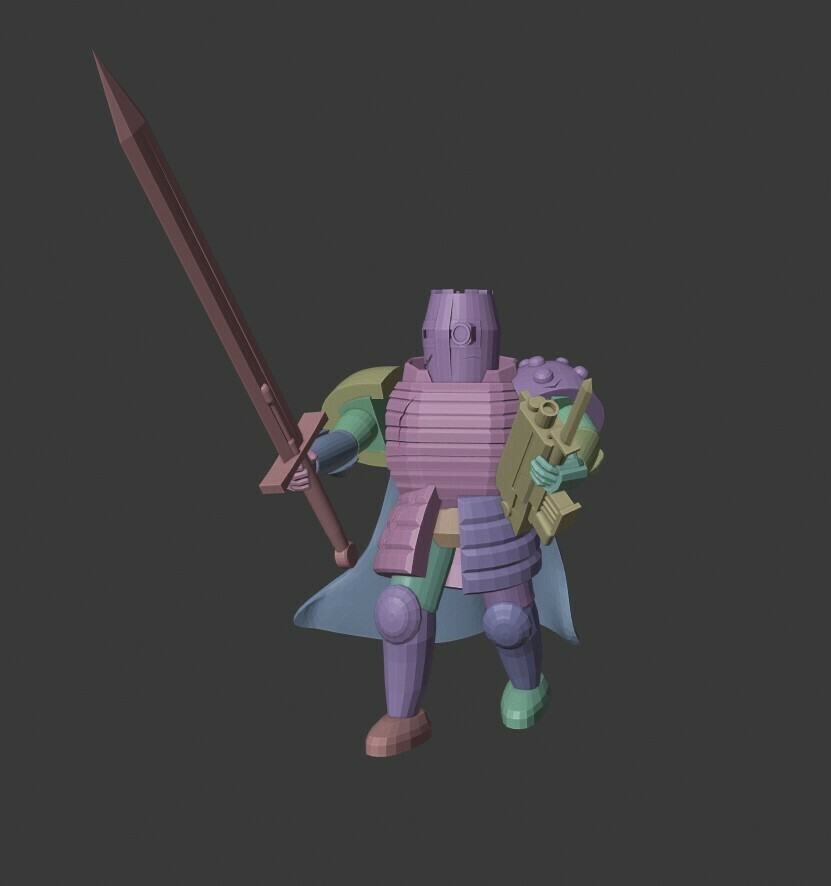 STL file Feudal Imperial Guard Command Squad・Model to download and 3D ...