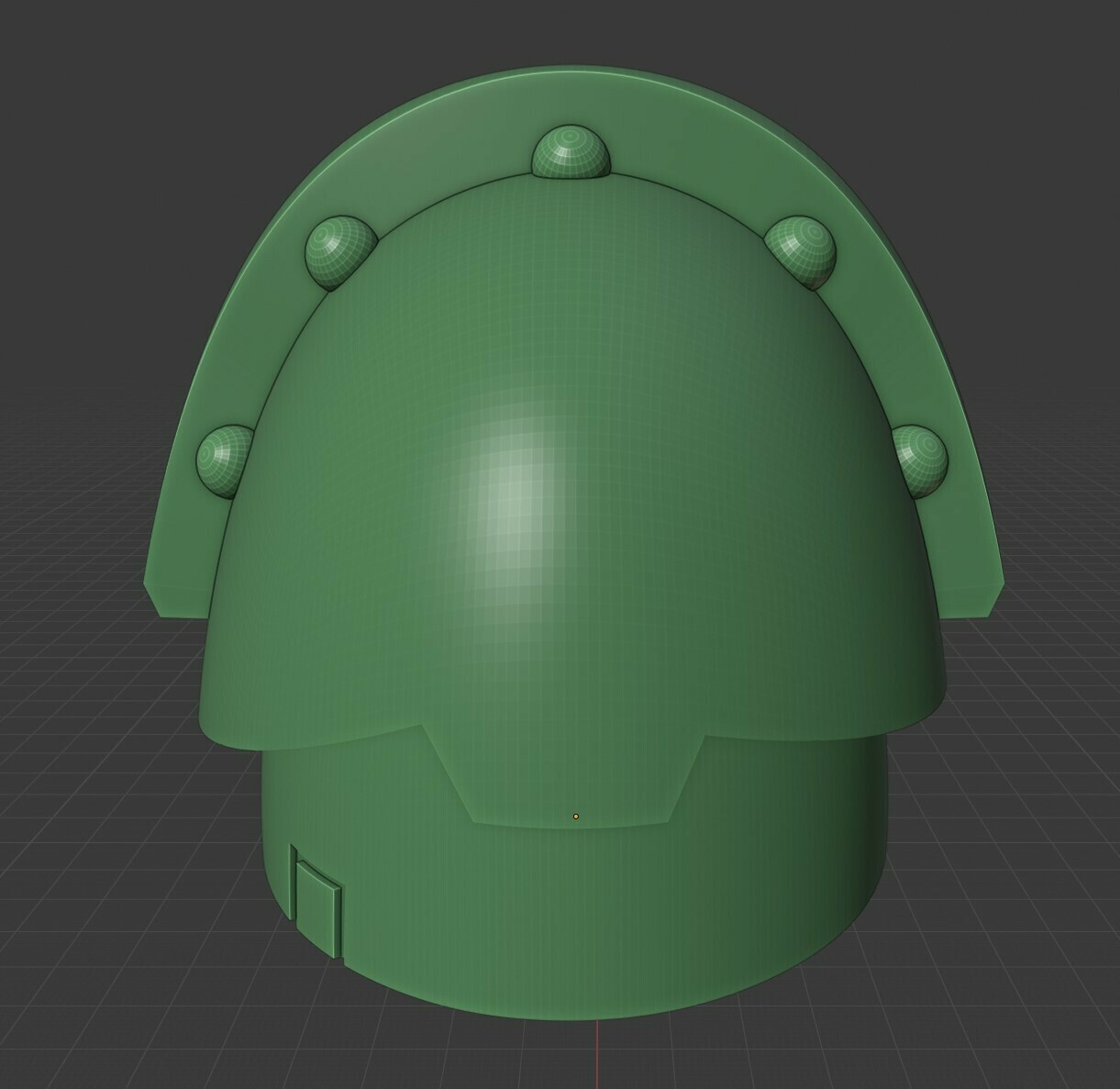 Free STL file Space Soldier Company Champion Pauldron・Design to ...