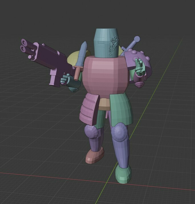 STL file Feudal Imperial Guard Infantry Squad 💂・Model to download and ...