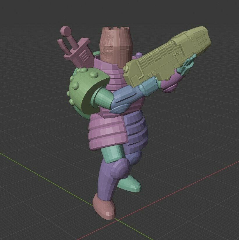 STL file Feudal Imperial Guard Command Squad・Model to download and 3D ...