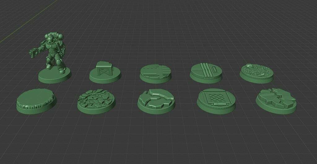 Free STL file 32 mm bases ⚔・3D printing idea to download・Cults