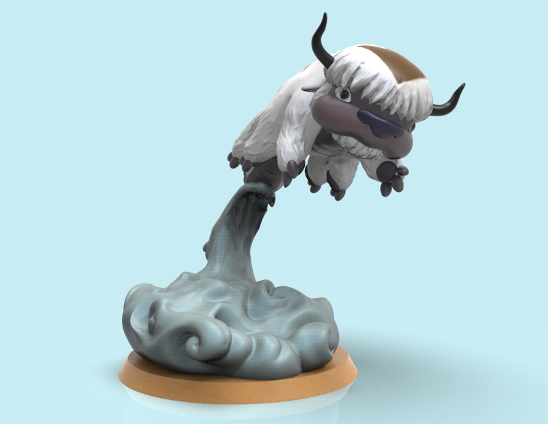 STL file Appa Figure from Avatar the Legend of Aang・3D printer model to ...