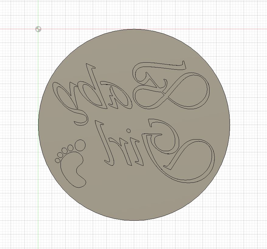 STL file Baby Girl Cookie and Fondant Stamp 👶・3D print model to ...