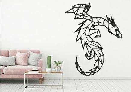 STL file Geometric Dragon 🐉・3D print design to download・Cults