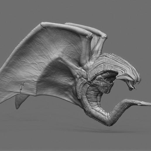 Download 3D printing designs VAMPIRE DRAGON ・ Cults