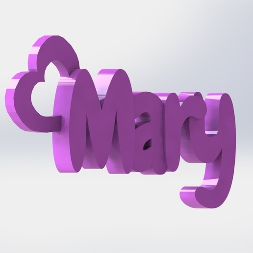 Download 3D printer designs Mary Keychain ・ Cults