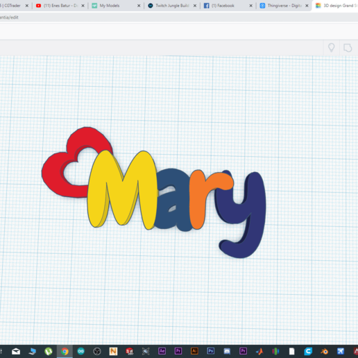 Download 3D printer designs Mary Keychain ・ Cults