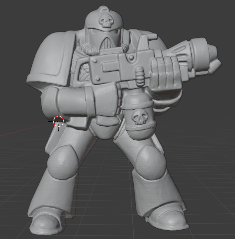 Archivo STL gratis Pyro Guerrero del Espacio Retro・Diseño de impresión ...