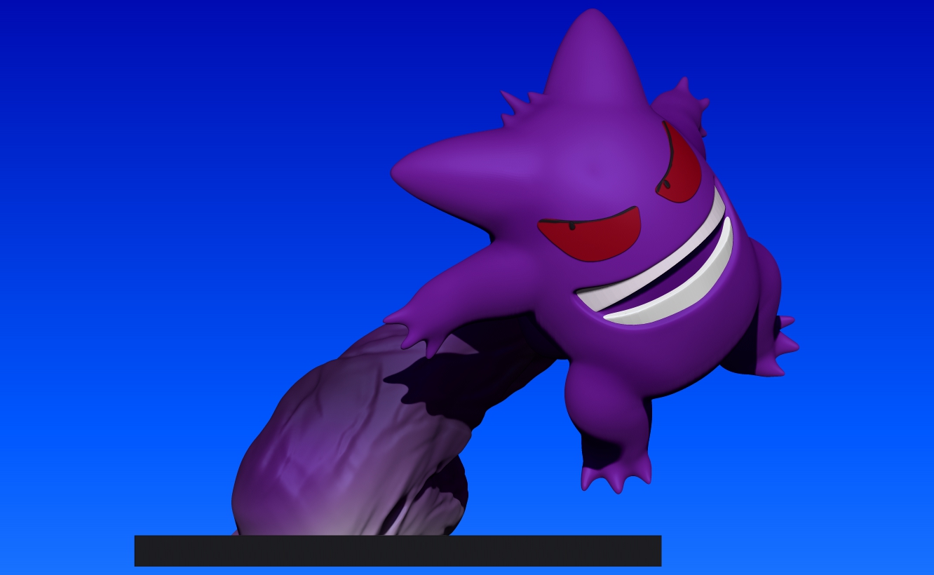 STL file GENGAR・3D print design to download・Cults