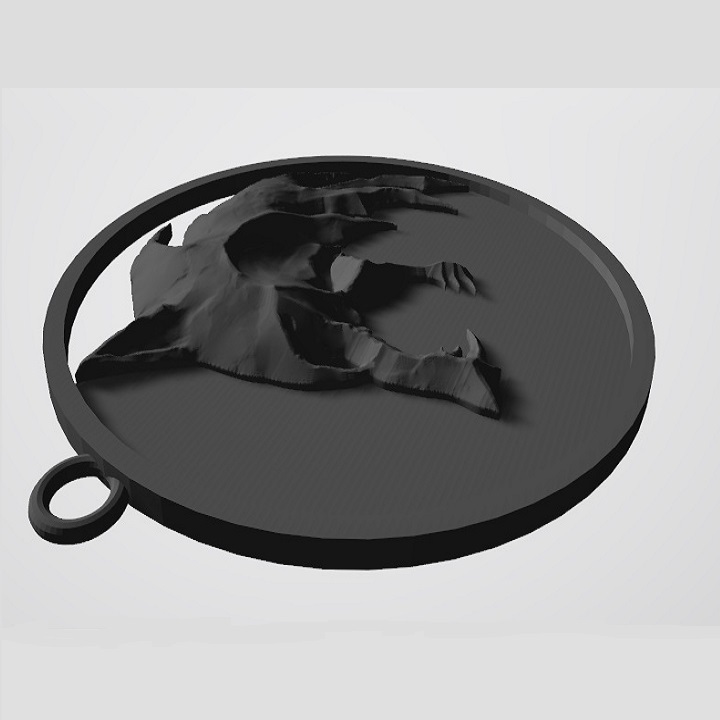 STL file The Witcher's Wolf Medallion (Netflix version) 🐺・3D printable ...