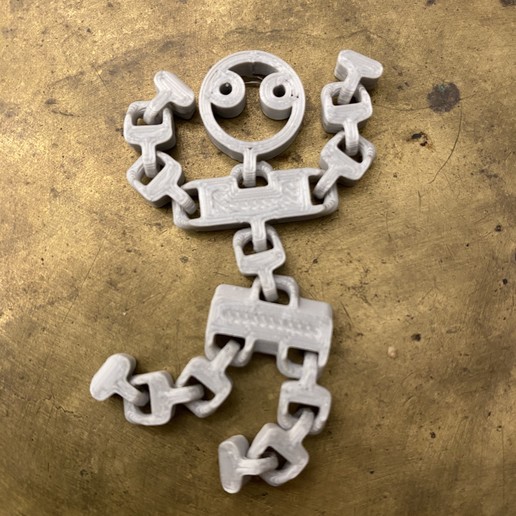 Download free STL file Small articulated man • 3D print object ・ Cults