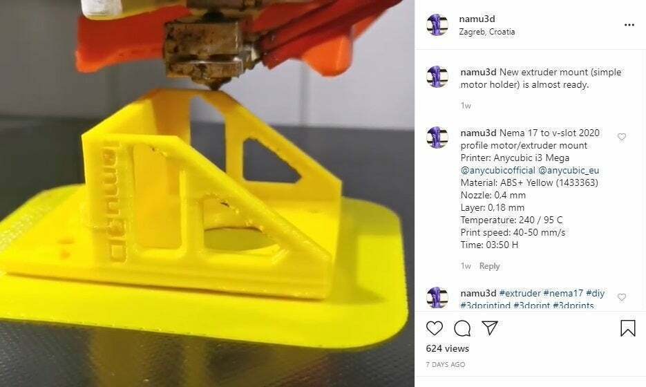 Free STL file Nema17 stepper motor bracket mount for 2020 Extrusion・3D ...