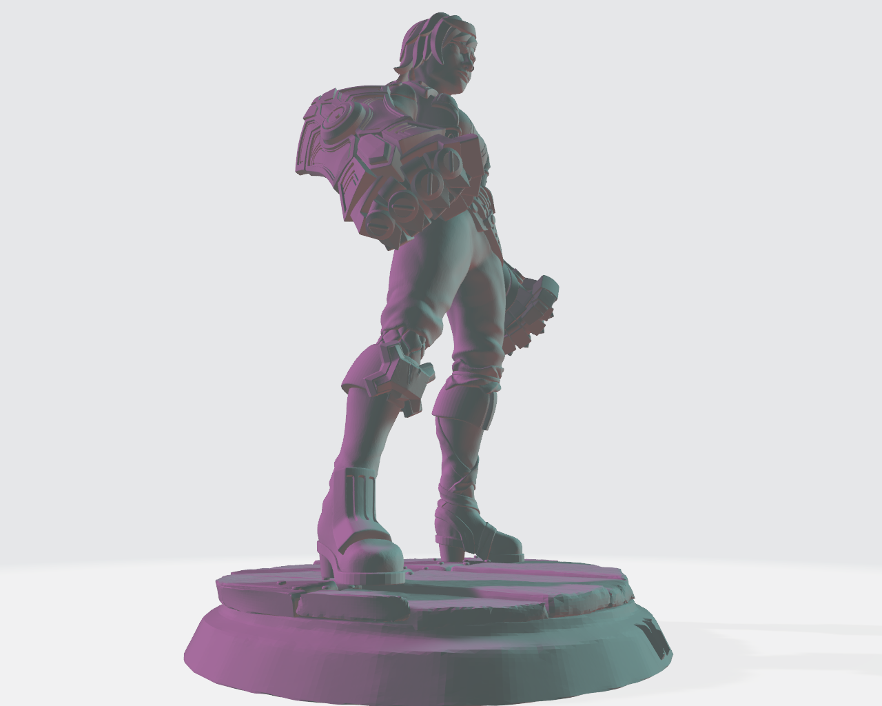 STL file Vi (arcane) League of Legend・3D printer design to download・Cults