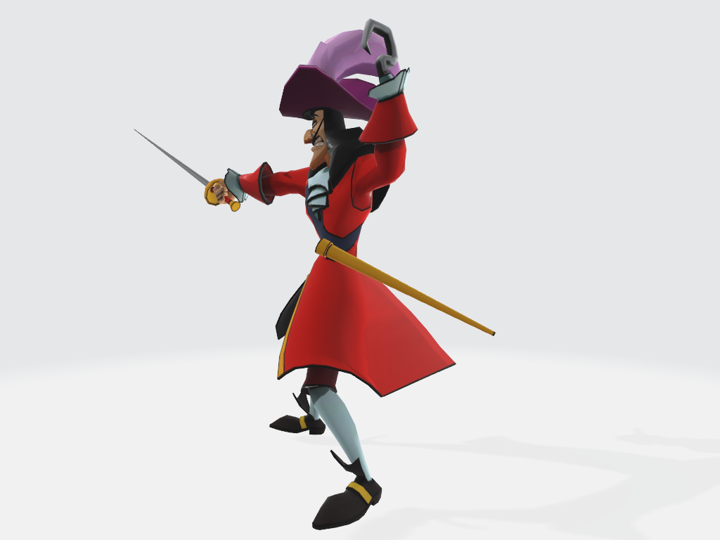 STL file Captain Hook・3D printer design to download・Cults