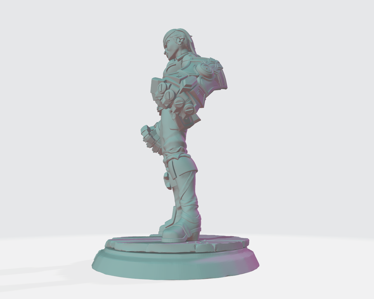 STL file Vi (arcane) League of Legend・3D printer design to download・Cults