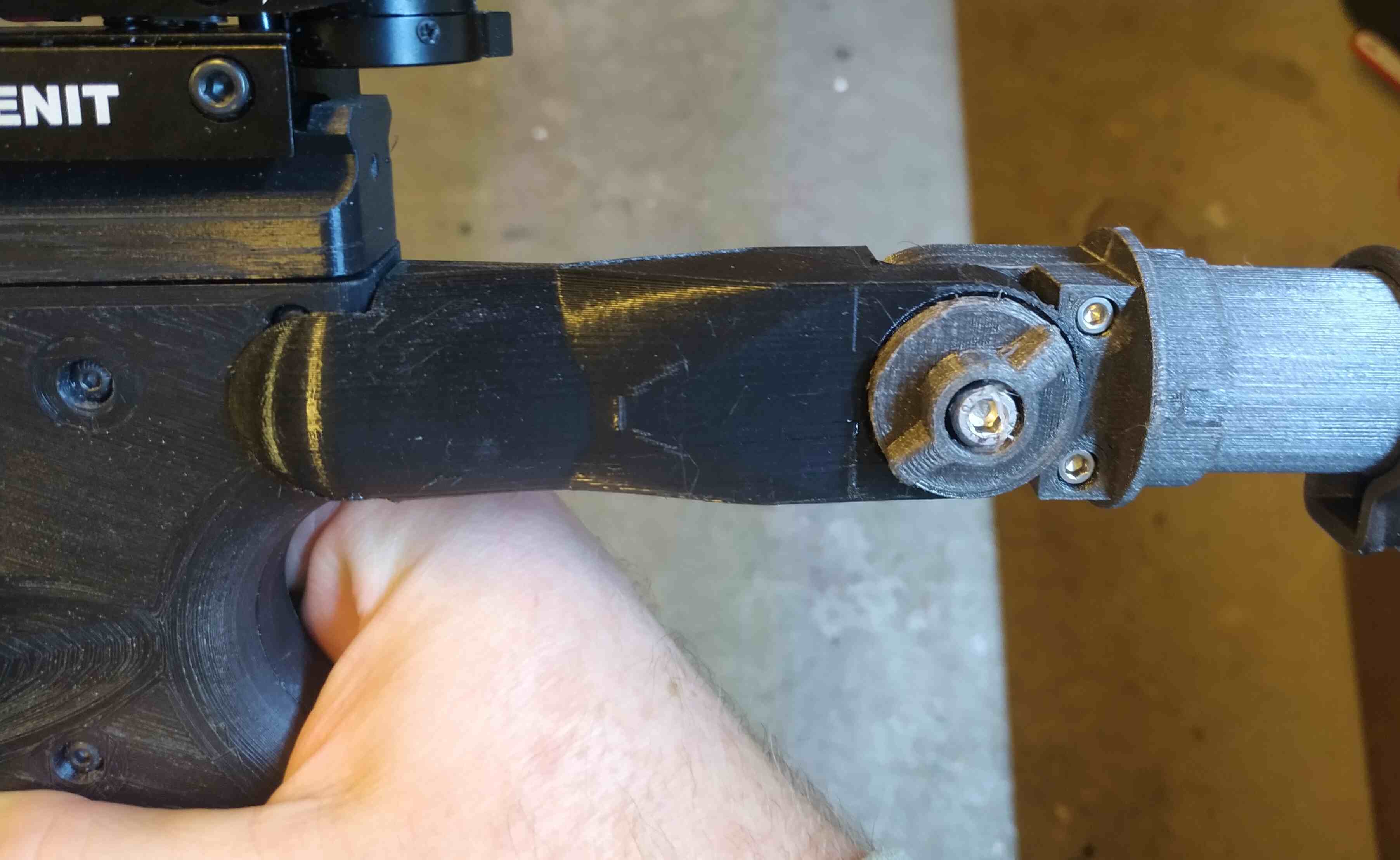 Free STL file Enhanced front for the Mini Adder M16 stock・3D print ...