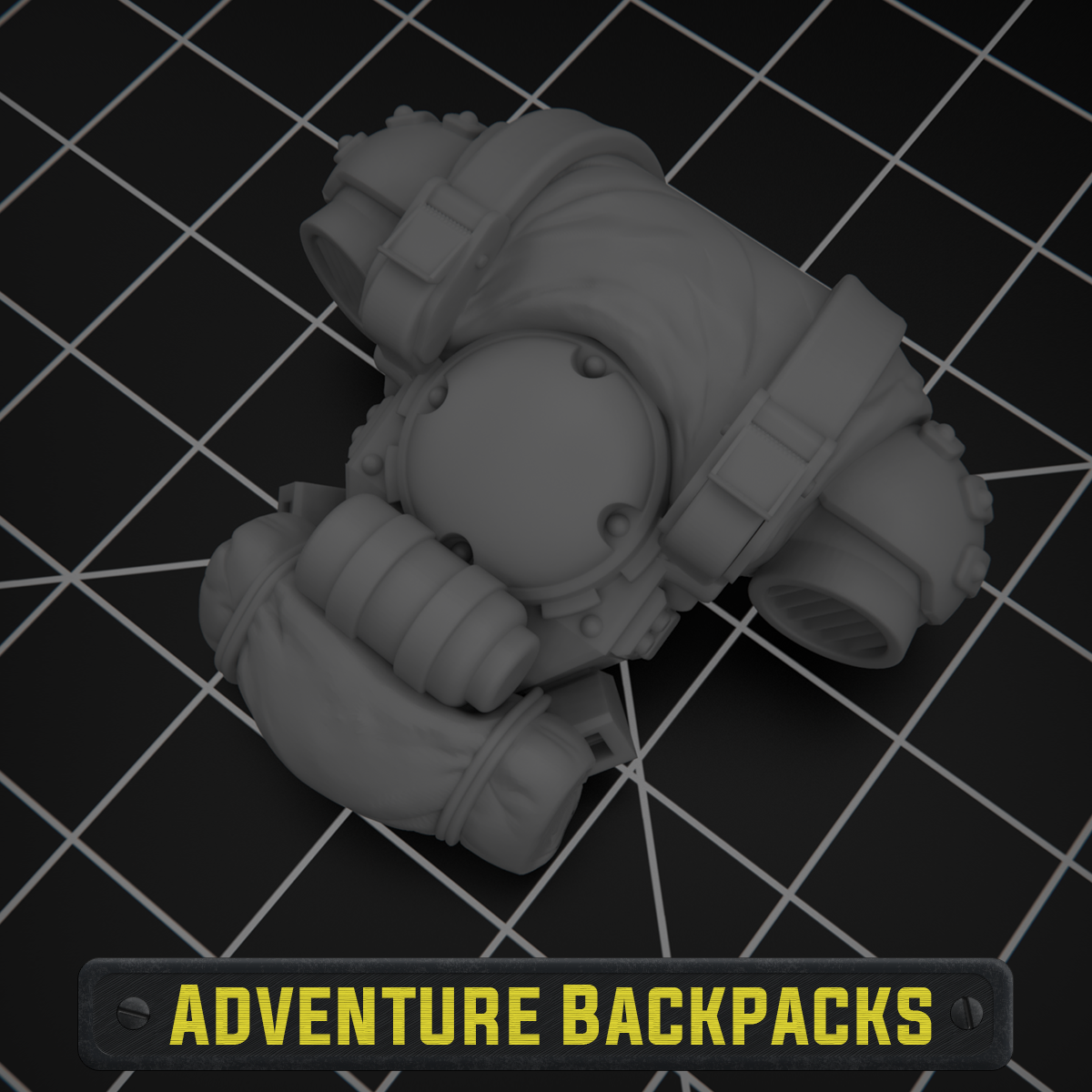 STL file Marine Backpack - Safari Adventure・Design to download and 3D ...