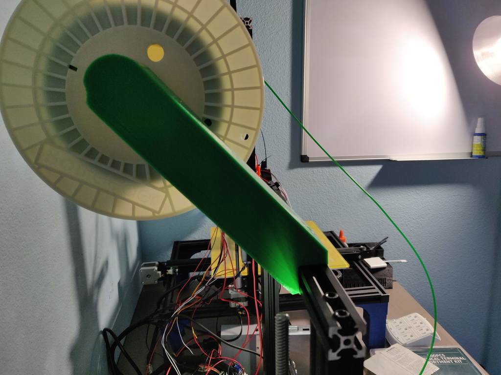 Free STL file Filament spool mount for Ender3 / Cr10 (2020 alum ...