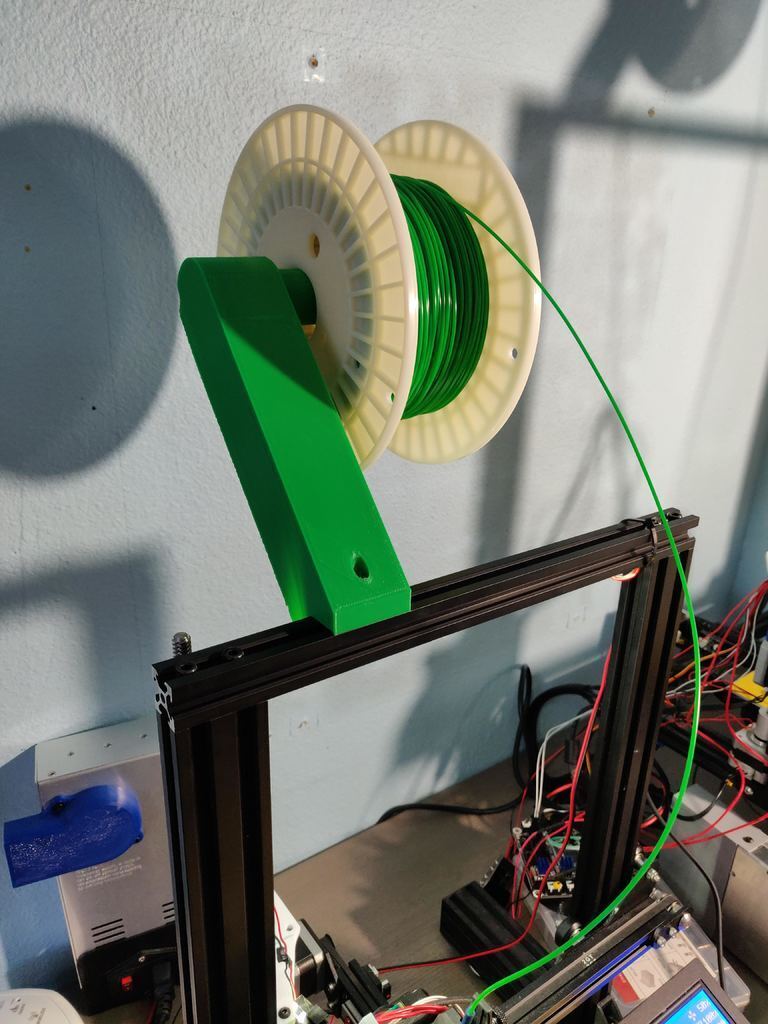 Free STL file Filament spool mount for Ender3 / Cr10 (2020 alum ...