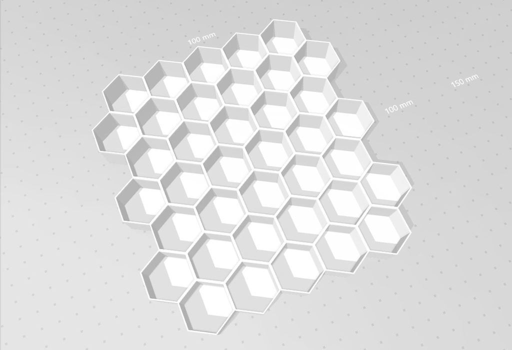Free STL file Hex Paint Storage・3D printable object to download・Cults