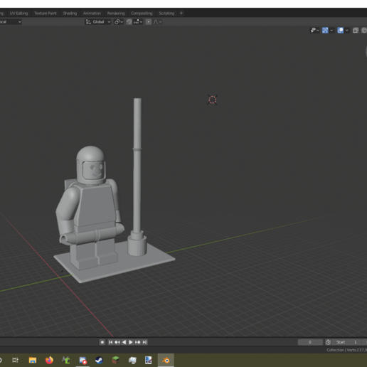 Download free STL file Lego minifigure space • 3D print template ・ Cults