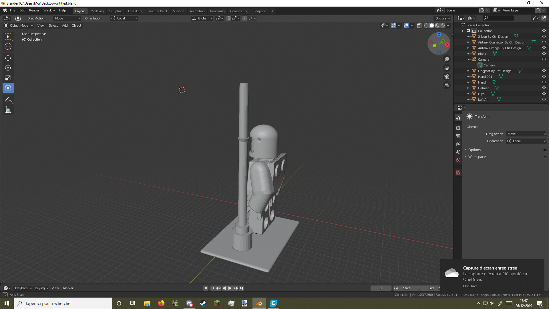 Free 3D file Lego minifigure space・3D printable object to download・Cults