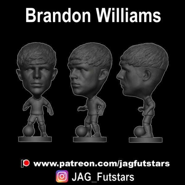 STL file Brandon Willians 🏈・Model to download and 3D print・Cults