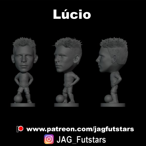 STL file Lúcio - Soccer Figure・3D printable model to download・Cults
