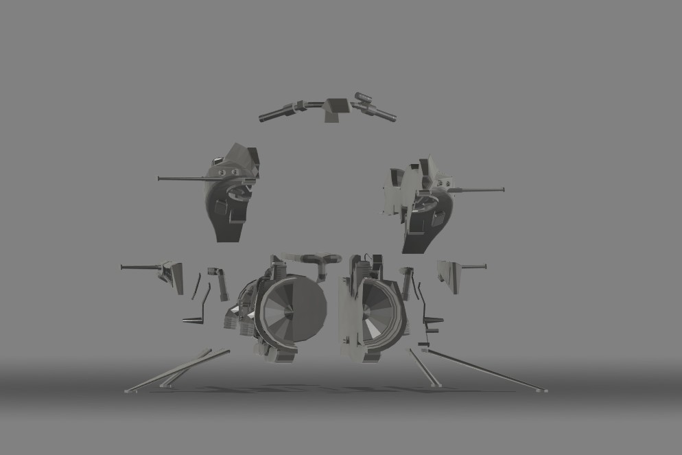 STL file oppressor mk 2 gta 5 🏍️・3D printer design to download・Cults