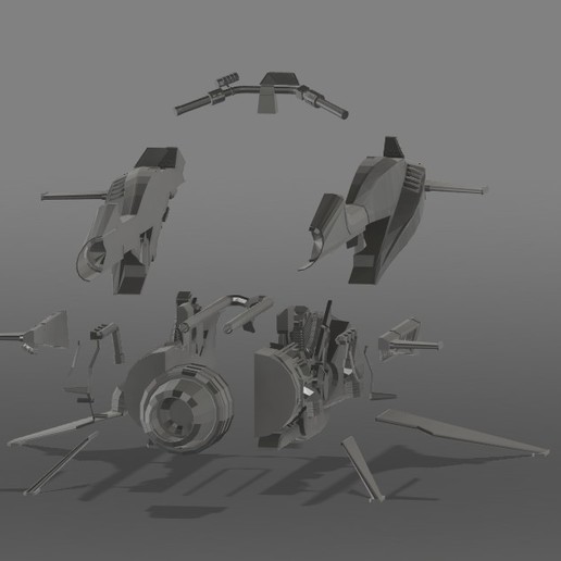 Download STL file oppressor mk 2 gta 5 • 3D printable design ・ Cults