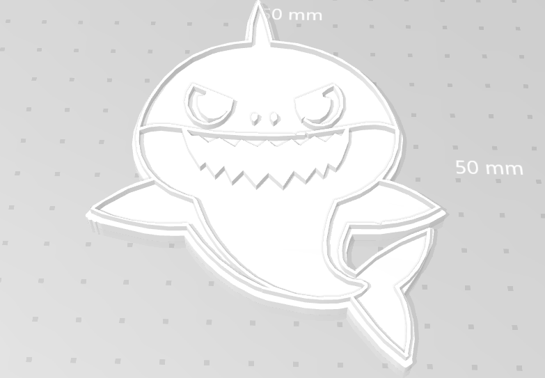 STL file Daddy shark 🦈・Model to download and 3D print・Cults