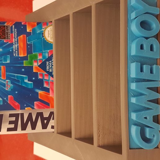 Download STL file GAMEBOY NINTENDO game display case holder • 3D ...