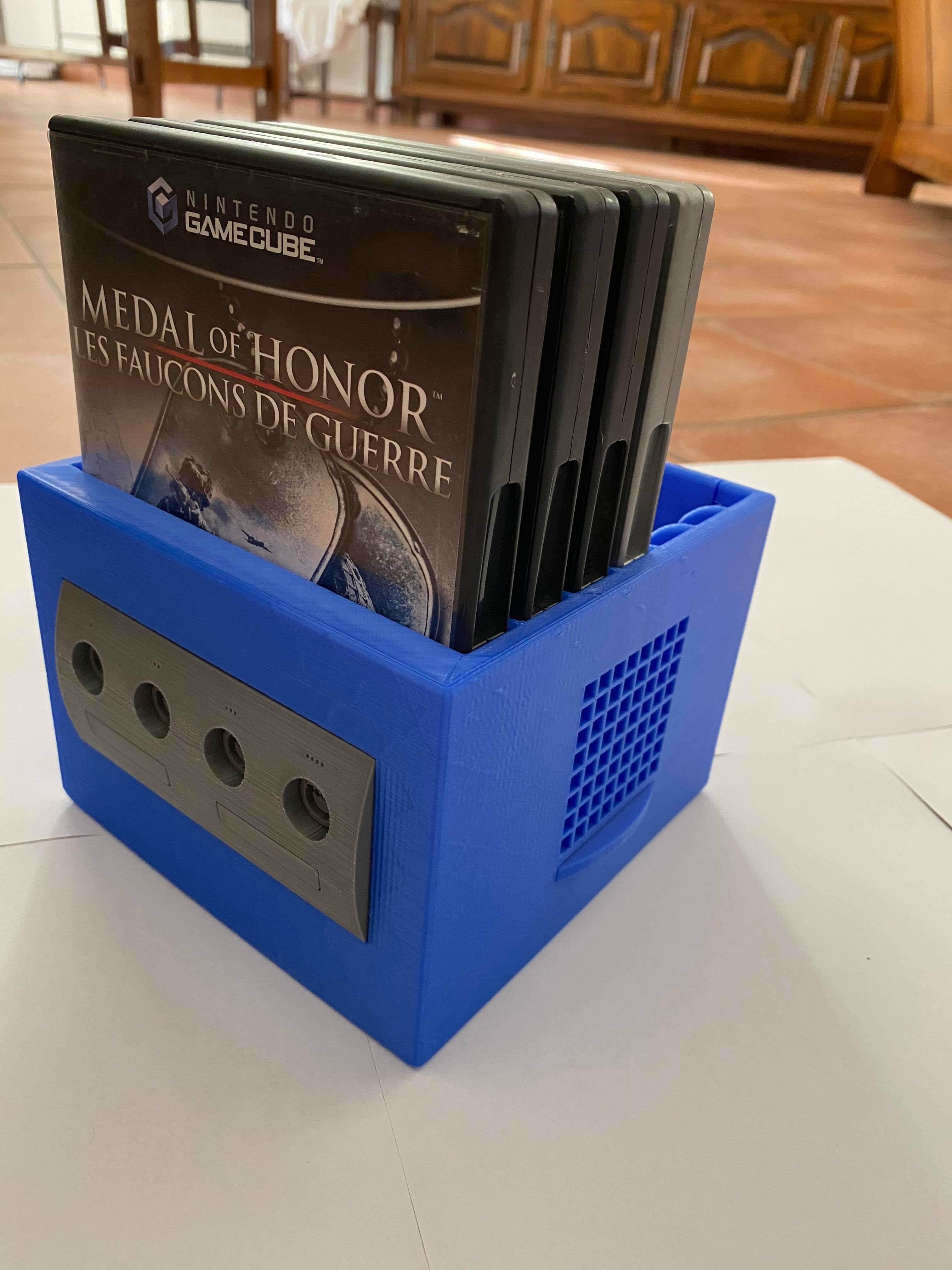 STL file GAMECUBE NINTENDO game case holder・3D printing template to ...