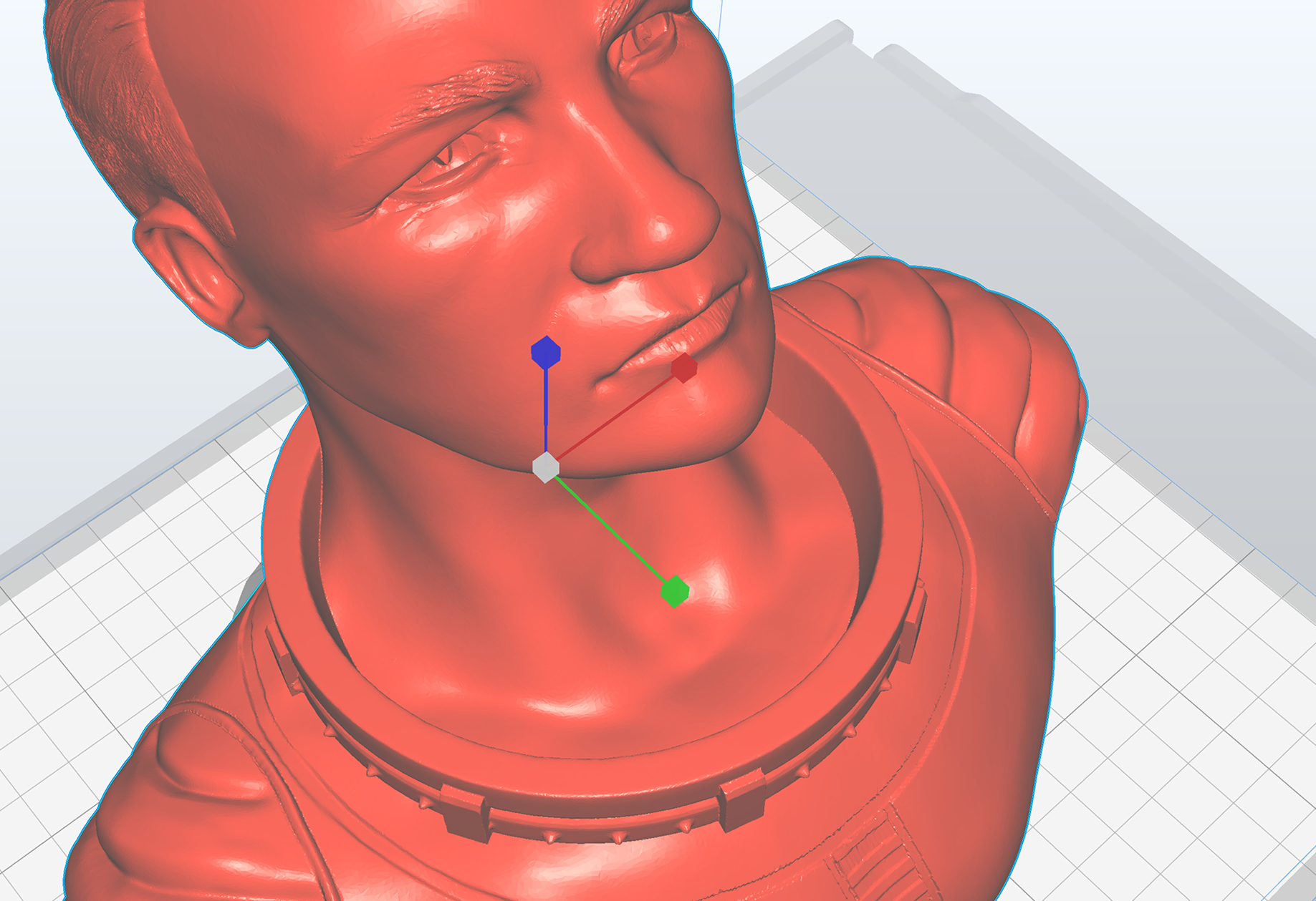 Free STL file Astronaut Bust Desk Ornament Remembrance Pilot・3D printer ...