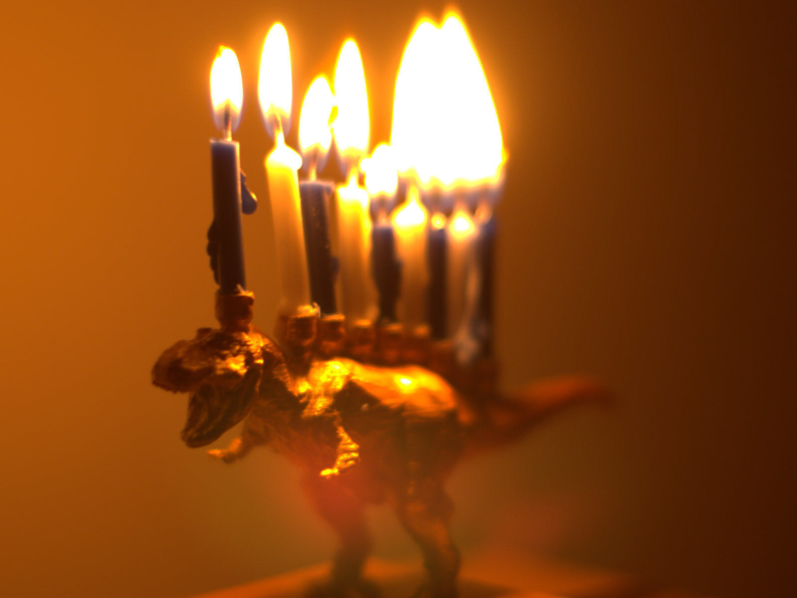 Free STL file Menorahsaurus・3D printing idea to download・Cults