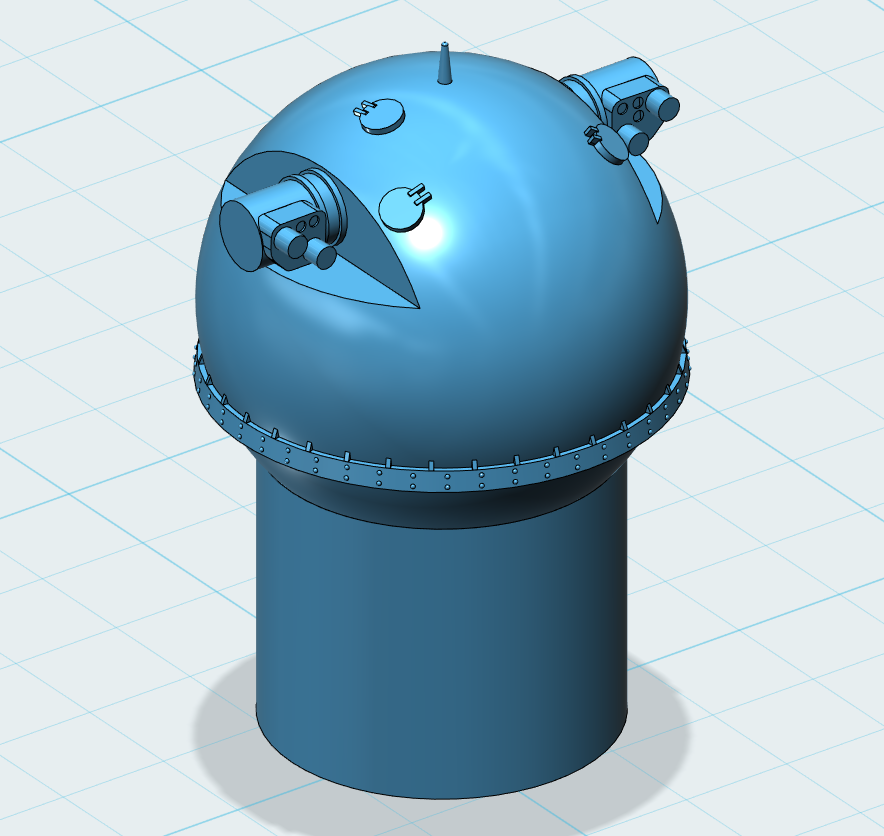 STL file Domed Rangefinder Admiral Hipper 1/200・3D printing design to ...