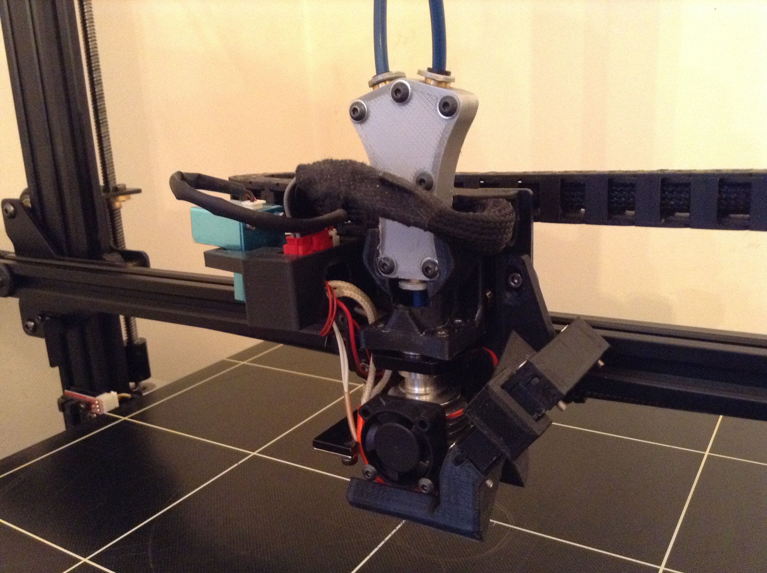3D file Prometheus Dual Extrusion Mount for Anycubic Chiron or Mega・3D ...