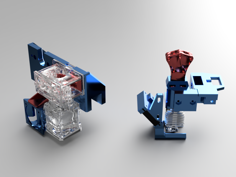 3D file Prometheus Dual Extrusion Mount for Anycubic Chiron or Mega・3D ...