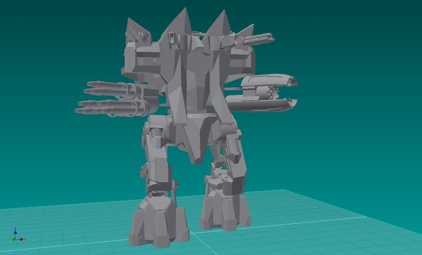 Free STL file 6mm Scale Brutus Warstrider ⚔・3D printing template to ...