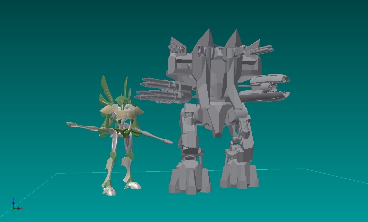Free STL file 6mm Scale Brutus Warstrider ⚔・3D printing template to ...