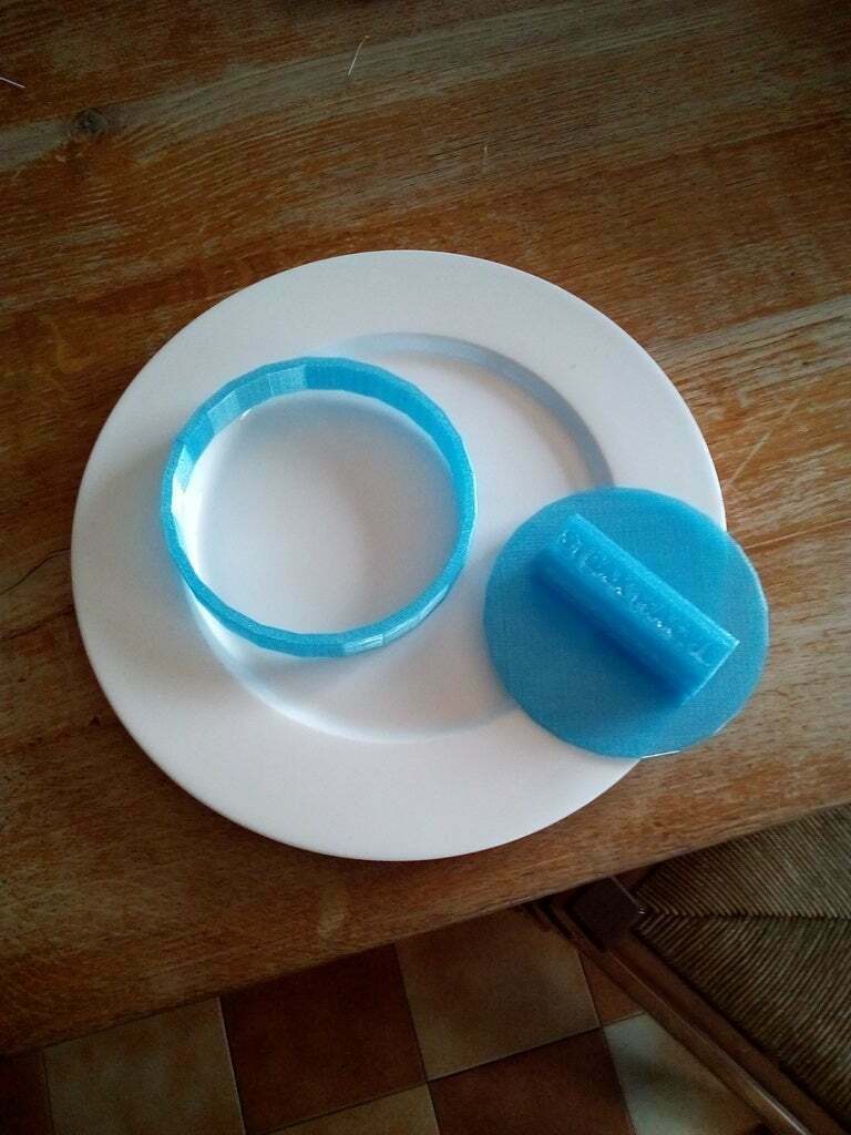 Free STL file Mould for making minced meat・Template to download and 3D ...