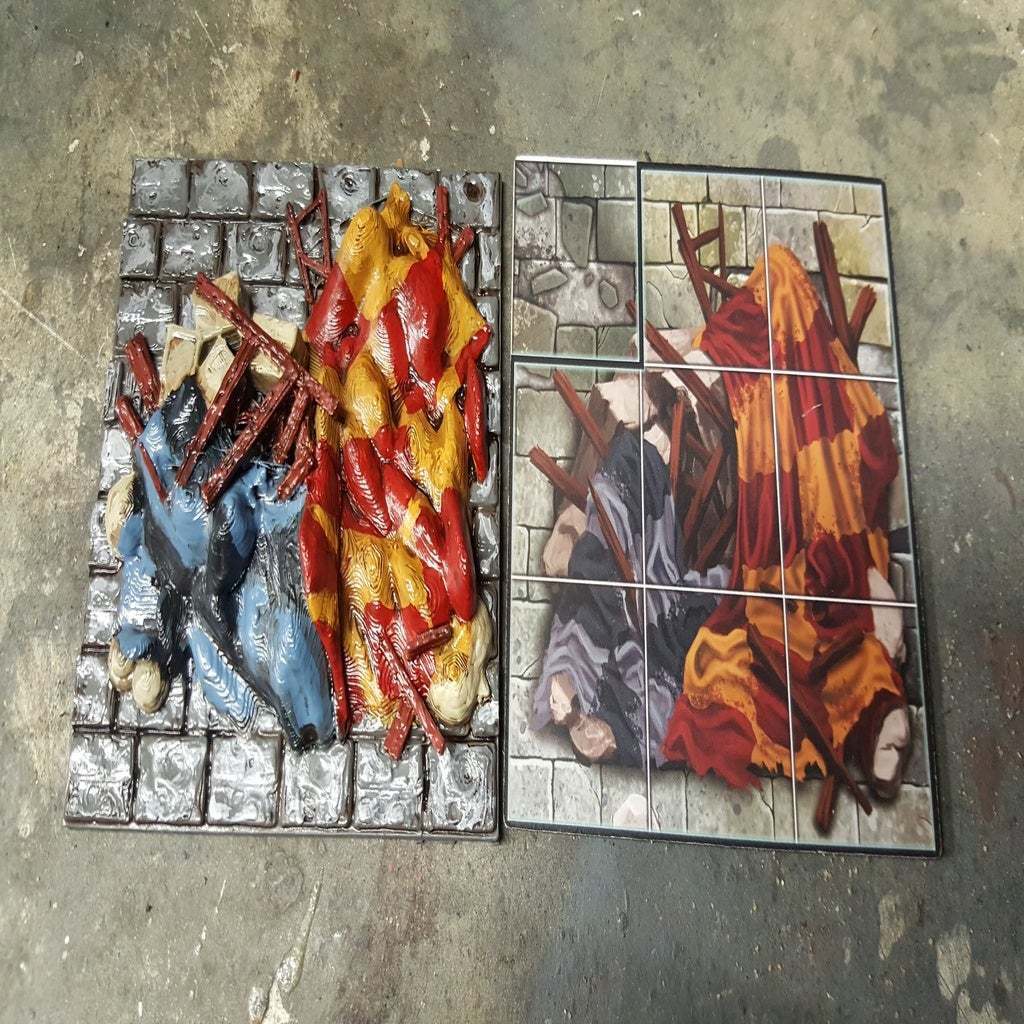 Download free STL file Harry Potter 3d overlay tiles • 3D print ...