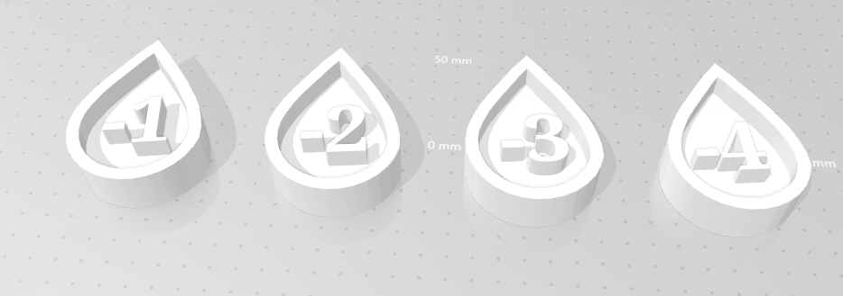 STL file Tear, wound markers for Age of Sigmar・Template to download and ...
