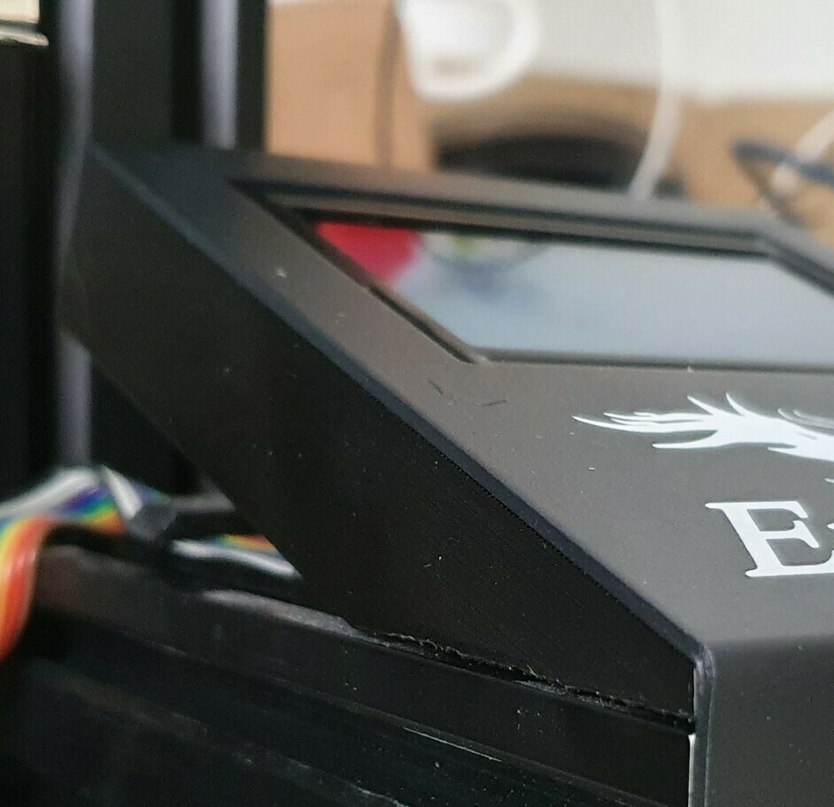 Free 3D file creality ender3 lcd pcb cover with switch mount for leds ...