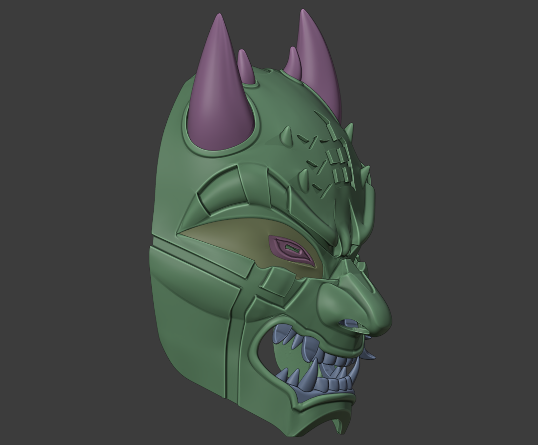 STL file Jiraiya mask from Naruto 💭・Template to download and 3D print・Cults