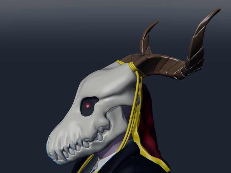 STL file Skull of Elias Ainsworth from The Ancient Magus' Bride・3D ...