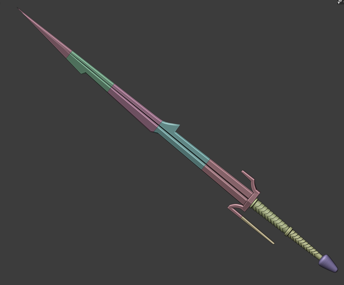 3D file Eredin sword from The Witcher 3 🗡️・Model to download and 3D ...